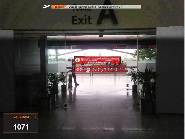 Billboards at Airport exit road, Varanasi | Billboard ads near me